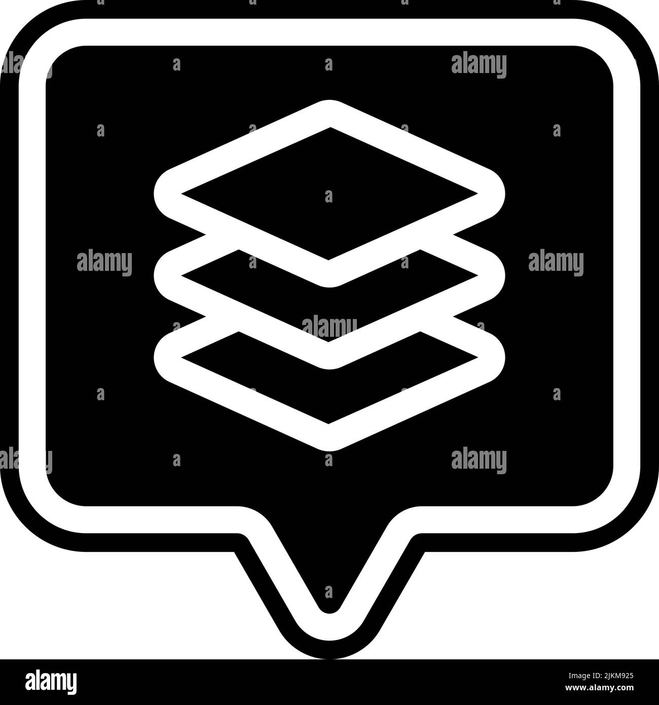 layers icon black vector illustration Stock Vector Image & Art - Alamy