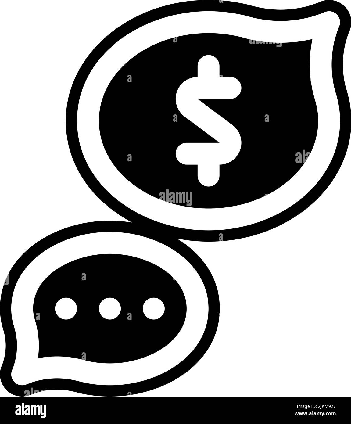 chat icon black vector illustration Stock Vector Image & Art - Alamy