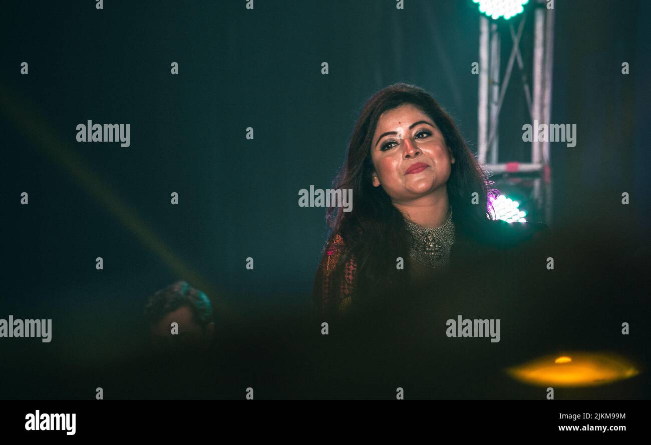 Indian female singer hi-res stock photography and images - Alamy