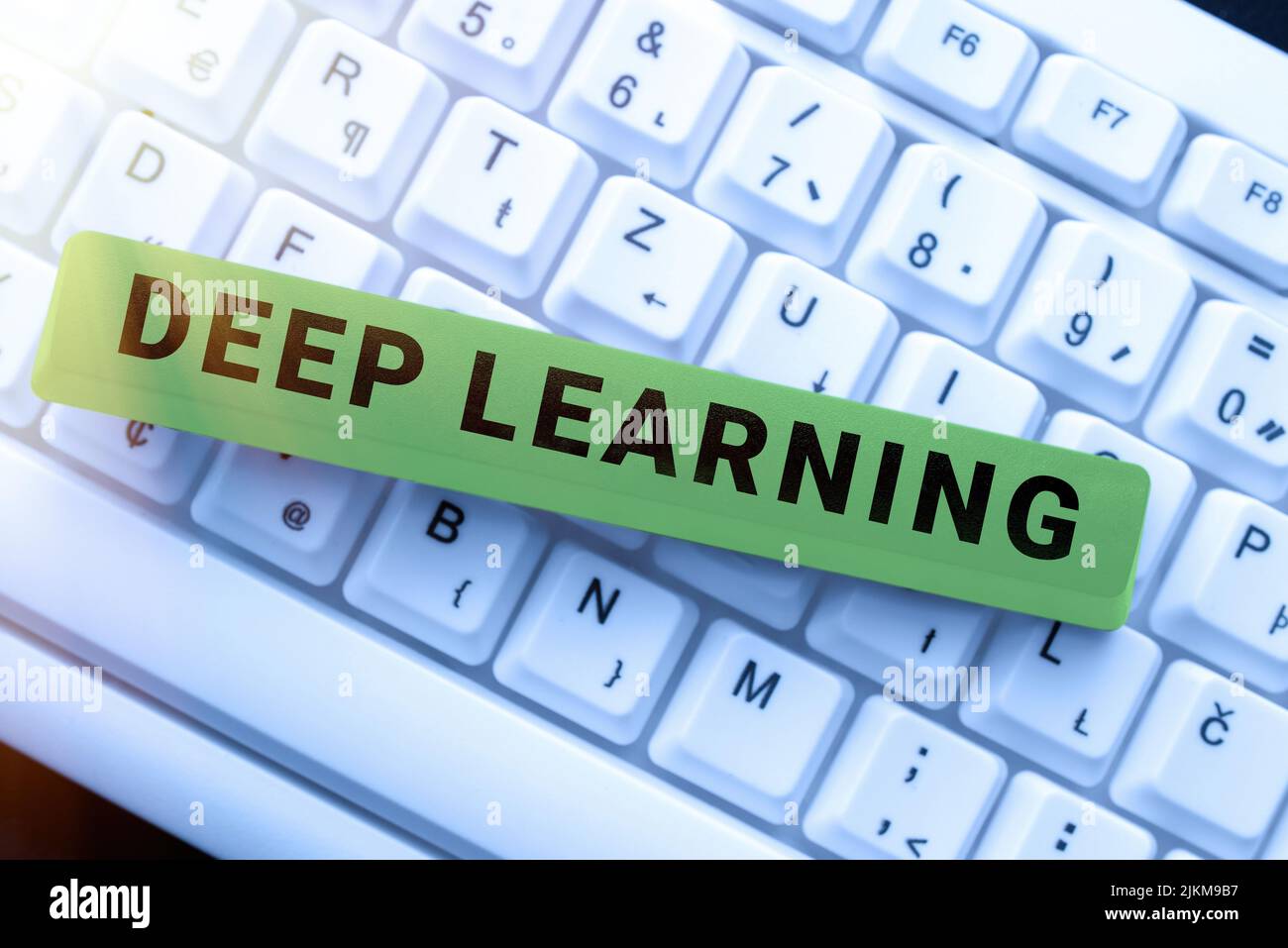 Text showing inspiration Deep Learning. Conceptual photo Hierarchical Abstractions Artificial ...