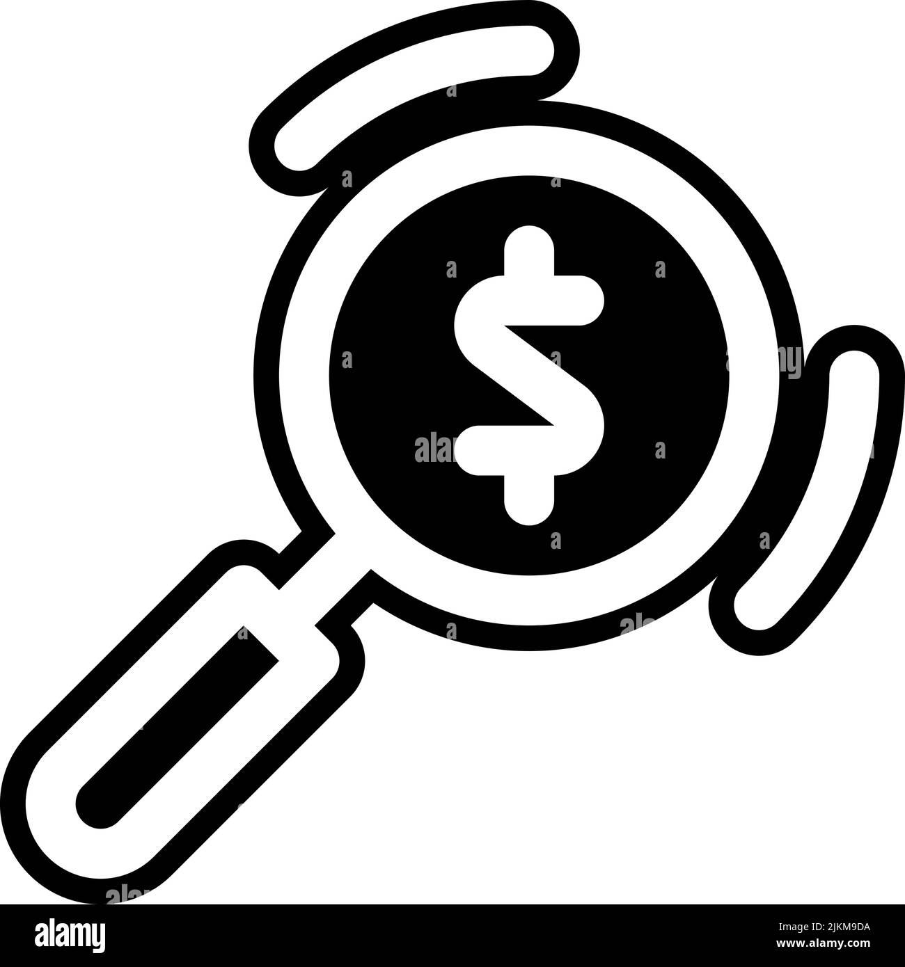 search icon black vector illustration Stock Vector Image & Art - Alamy