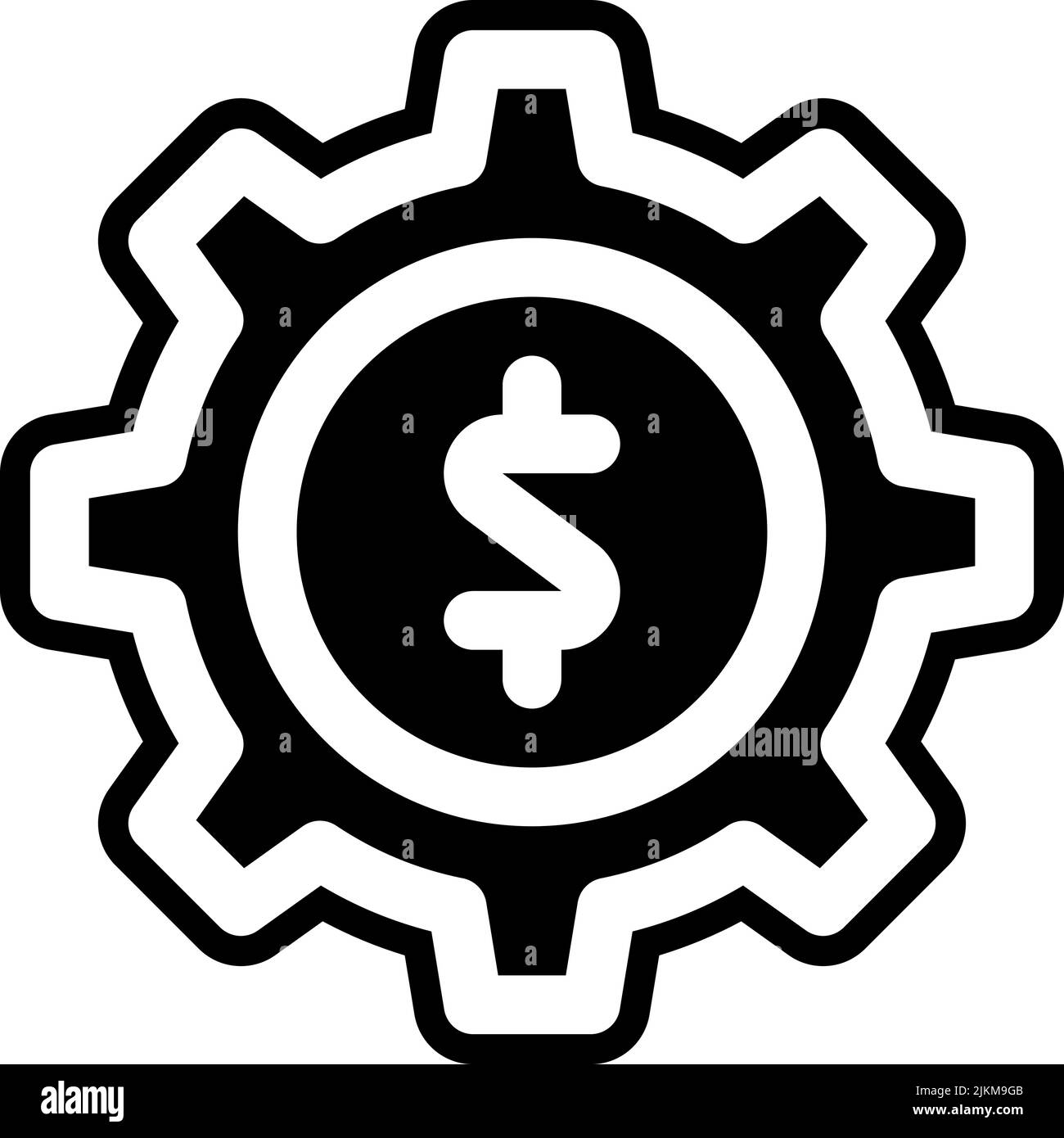 service icon black vector illustration Stock Vector Image & Art - Alamy