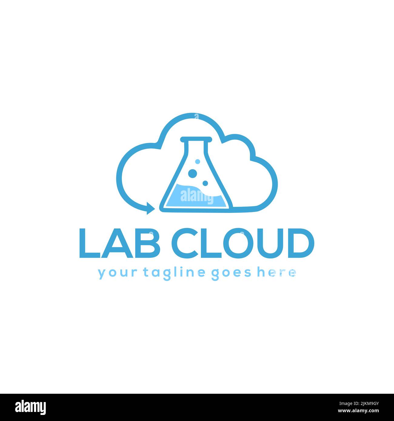 cloud lab logo design creative inspiration Stock Vector Image & Art - Alamy
