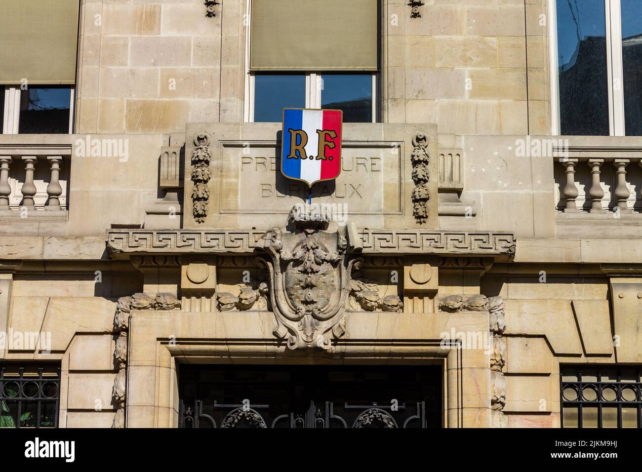 The facade of a historical building in Dijon, France Stock Photo - Alamy