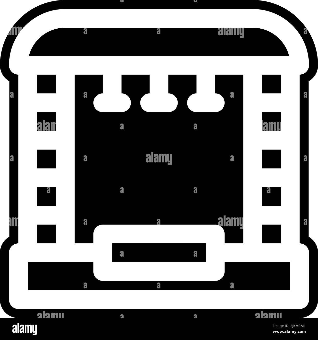 stage icon black vector illustration Stock Vector Image & Art - Alamy