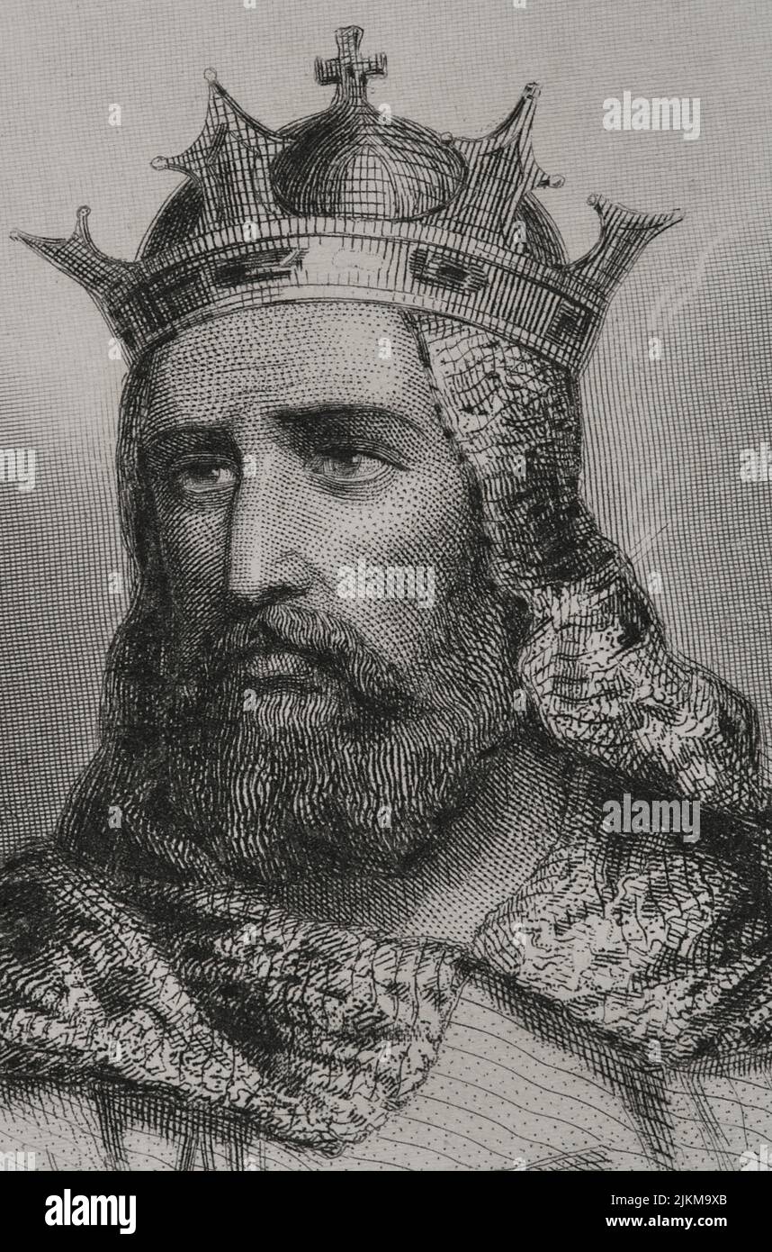 Godfrey of Bouillon (1060-1100). Military leader during the First ...