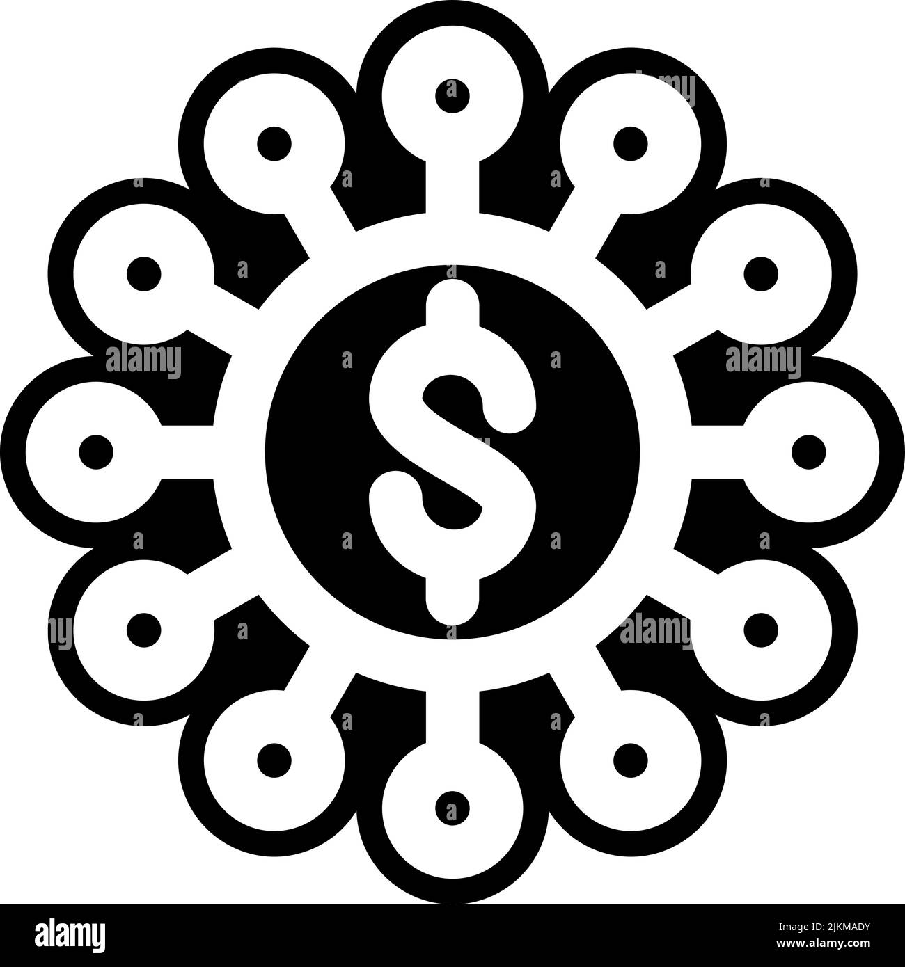 distributor icon black vector illustration Stock Vector Image & Art - Alamy