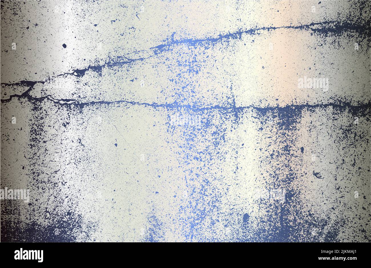 Luxury blue, pearl metal gradient background with distressed cracked ...