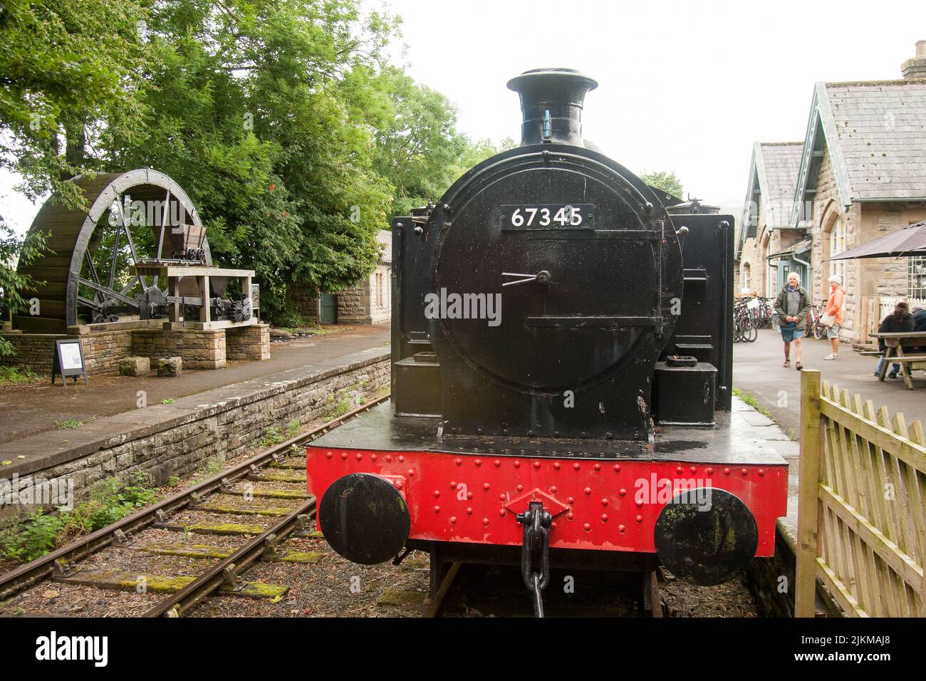 Hawes railway station Yorkshire Dales Stock Photo - Alamy