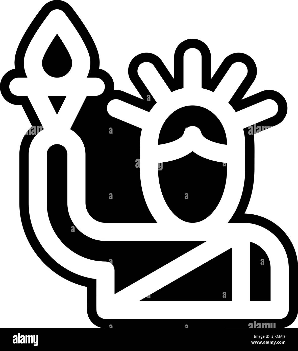 statue of liberty icon black vector illustration Stock Vector Image ...