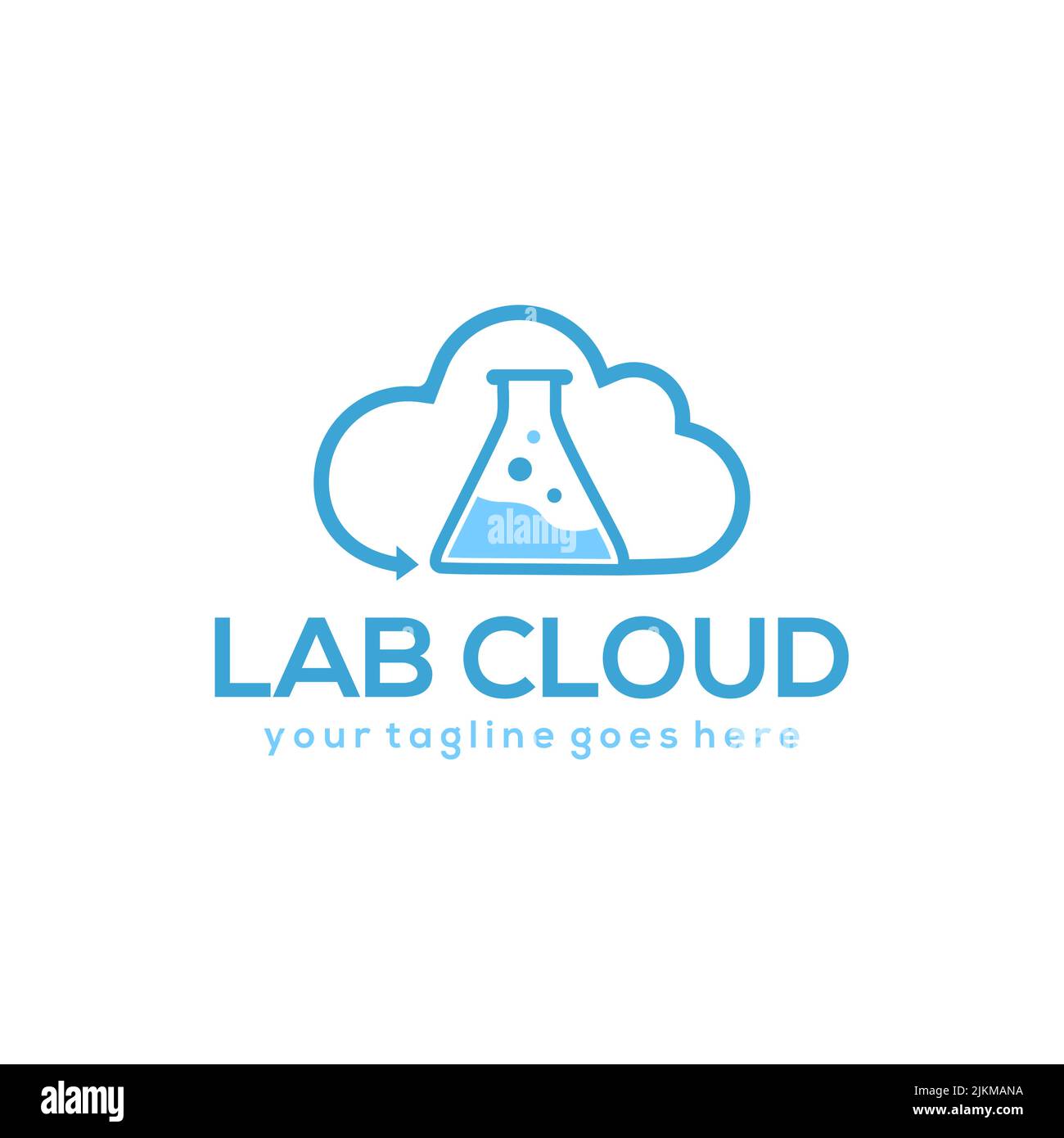 cloud lab logo design creative inspiration Stock Vector Image & Art - Alamy