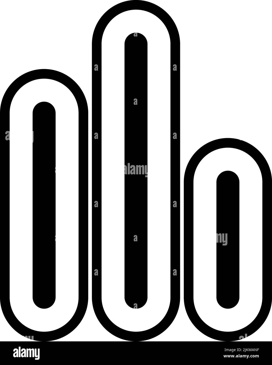 graph icon black vector illustration Stock Vector Image & Art - Alamy