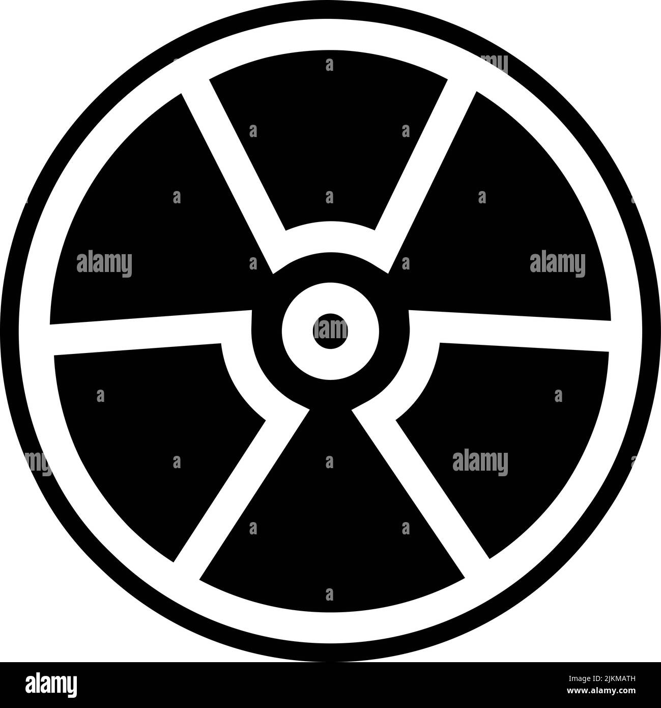 radiation icon black vector illustration Stock Vector Image & Art - Alamy