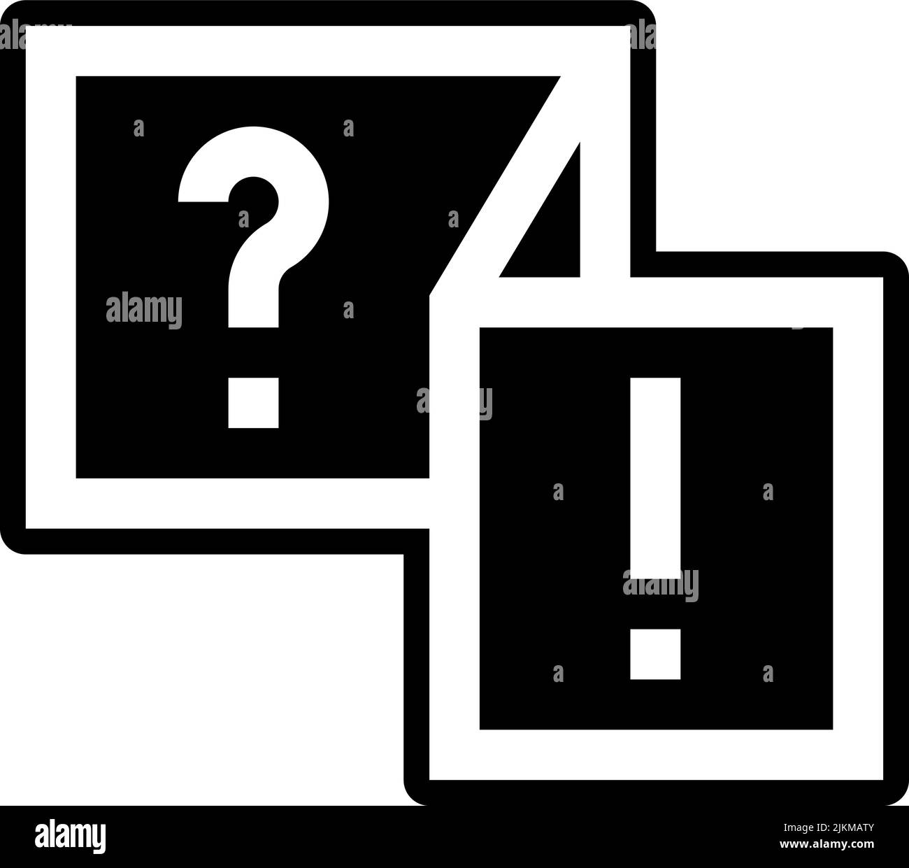 questions icon black vector illustration Stock Vector Image & Art - Alamy