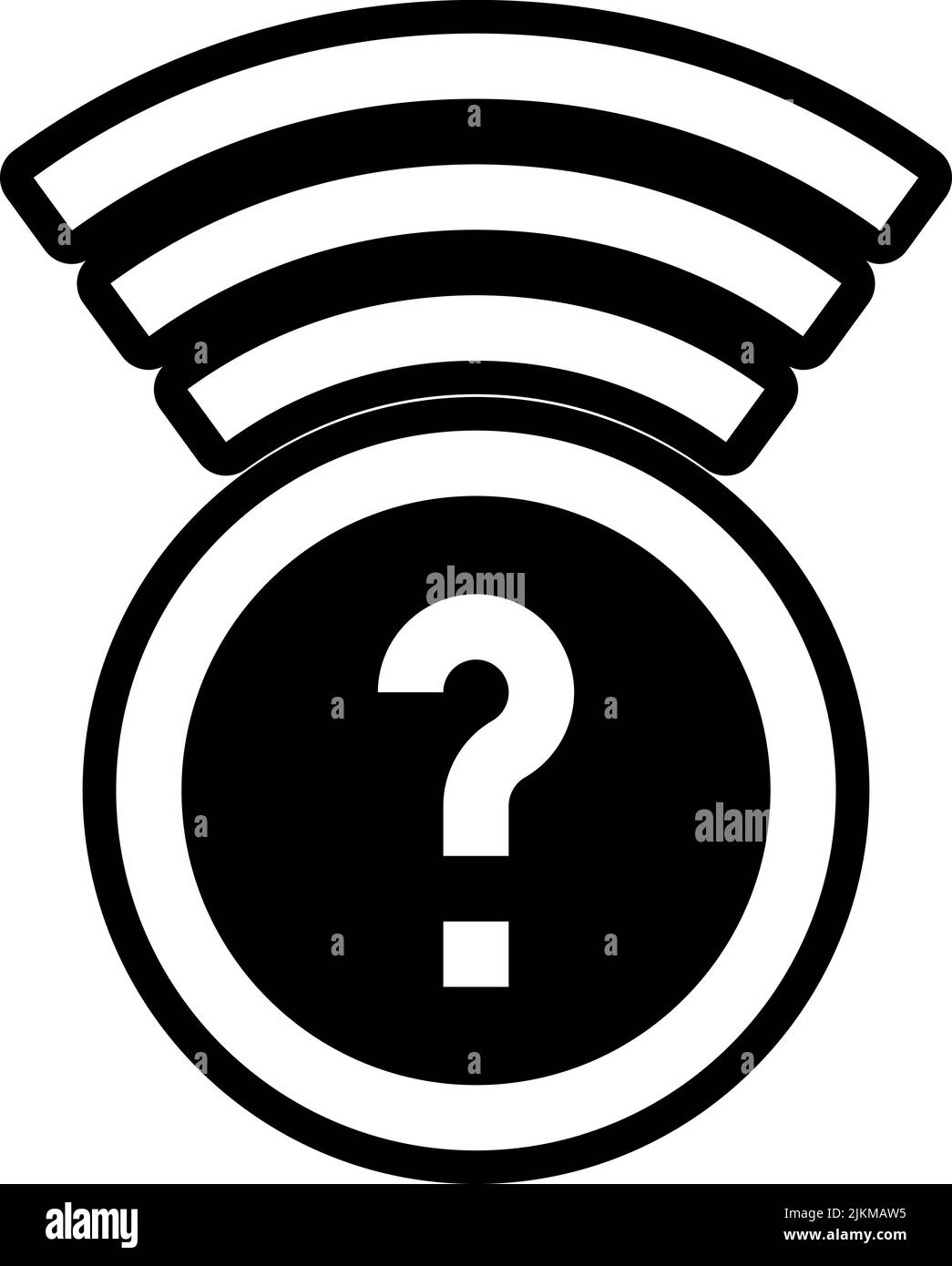 question icon black vector illustration Stock Vector Image & Art - Alamy