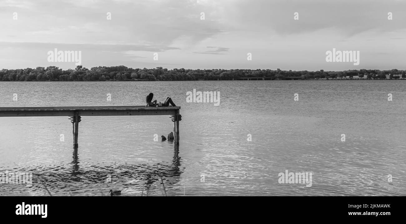 Sun gazing Black and White Stock Photos & Images - Alamy