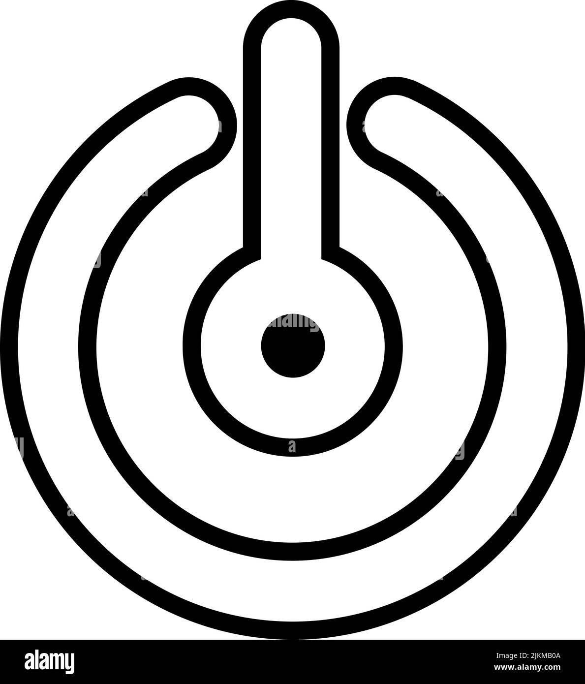 button icon black vector illustration Stock Vector Image & Art - Alamy