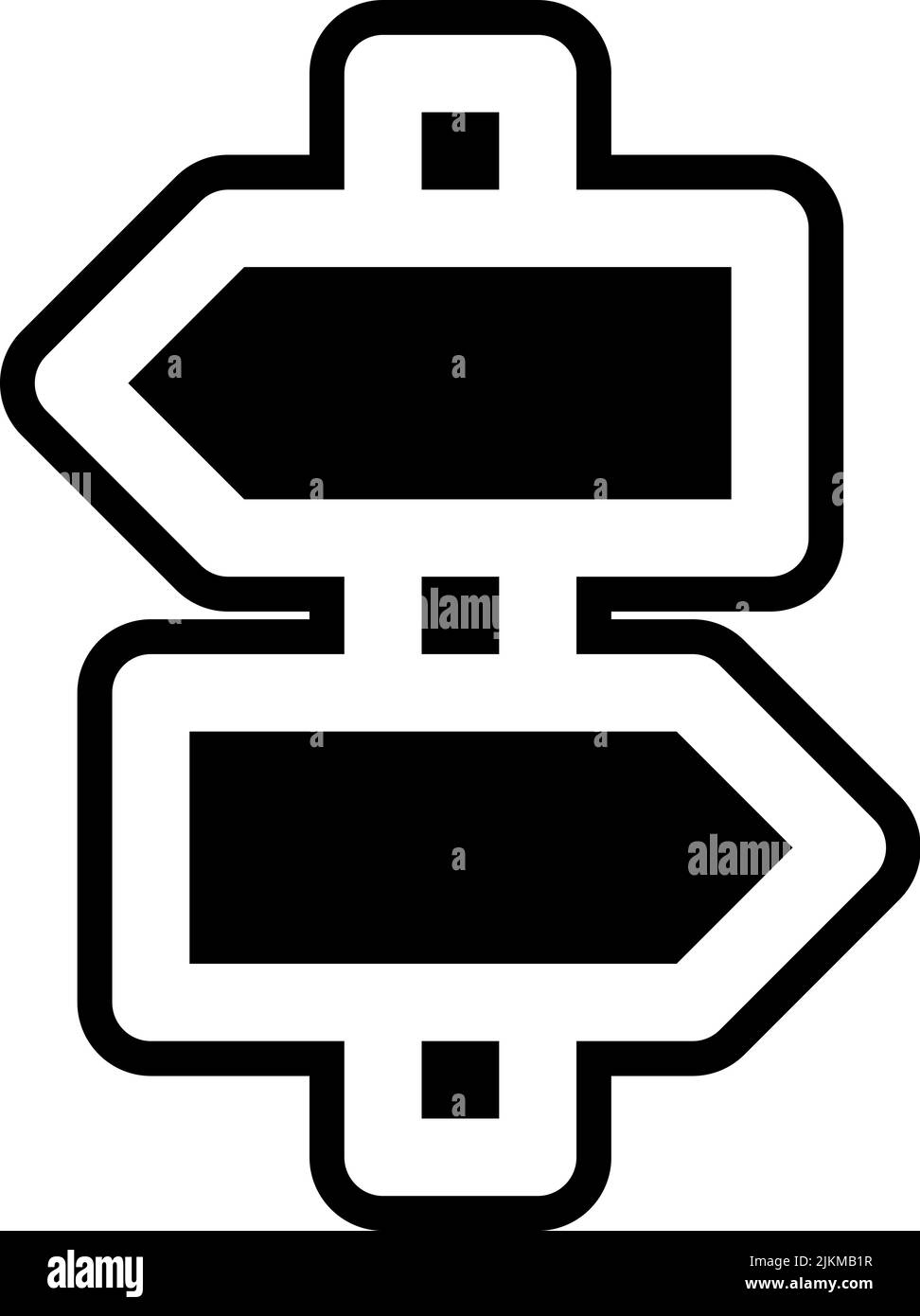 sign icon black vector illustration Stock Vector Image & Art - Alamy