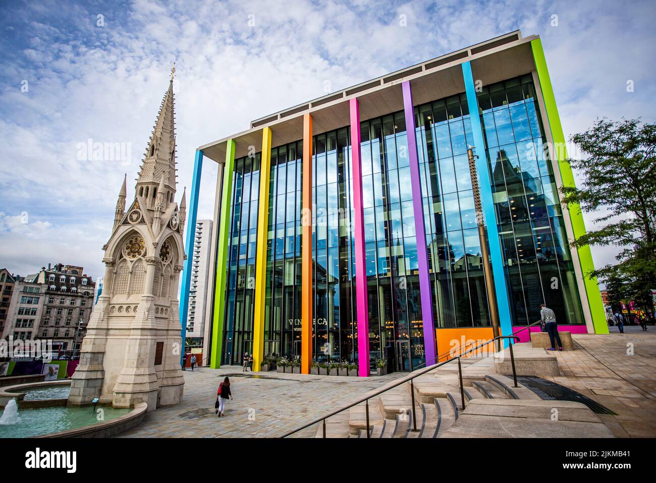 A colourful Birmingham during the Commonwealth Games, 2022 Stock Photo ...