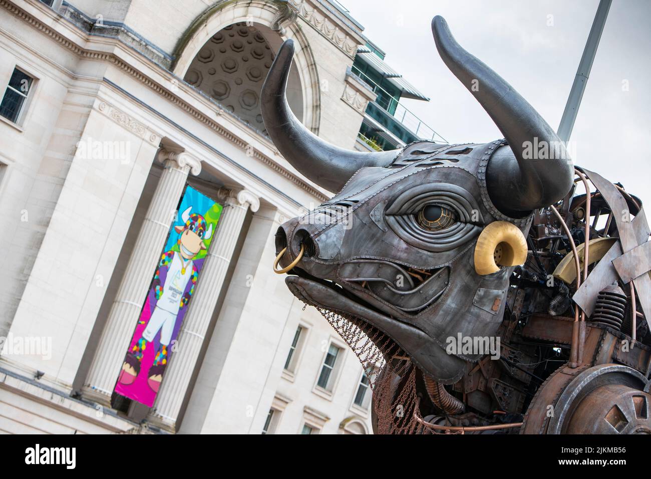 A colourful Birmingham during the Commonwealth Games, 2022 Stock Photo ...