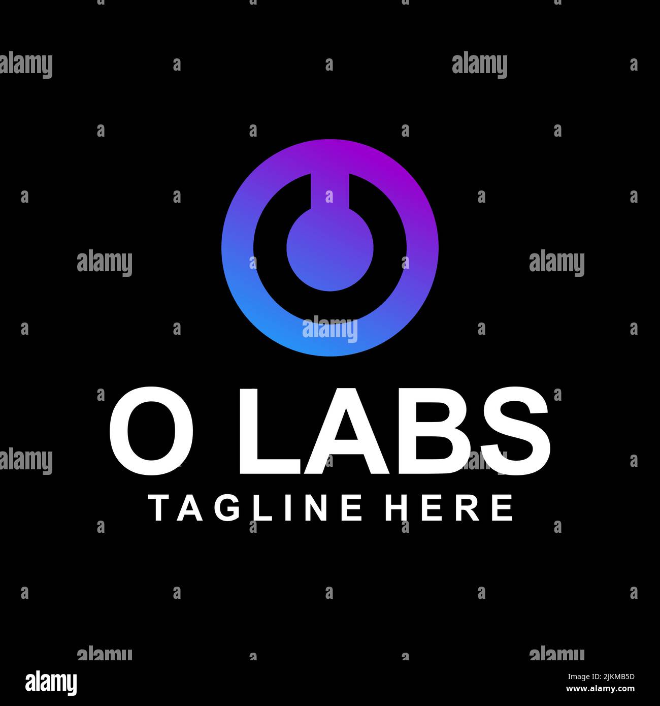 letter o labs logo design creative Stock Vector Image & Art - Alamy