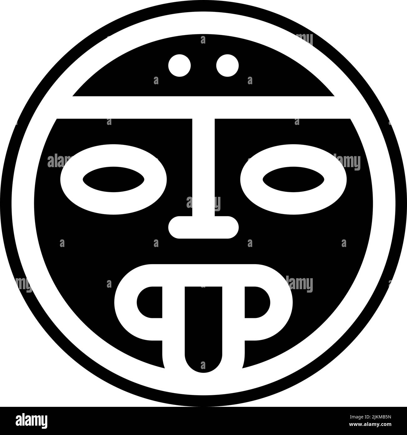 aztec icon black vector illustration Stock Vector Image & Art - Alamy
