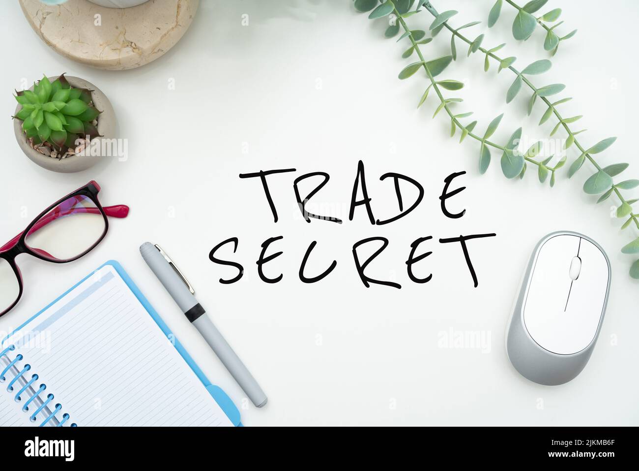 Text showing inspiration Trade Secret. Business approach Confidential ...