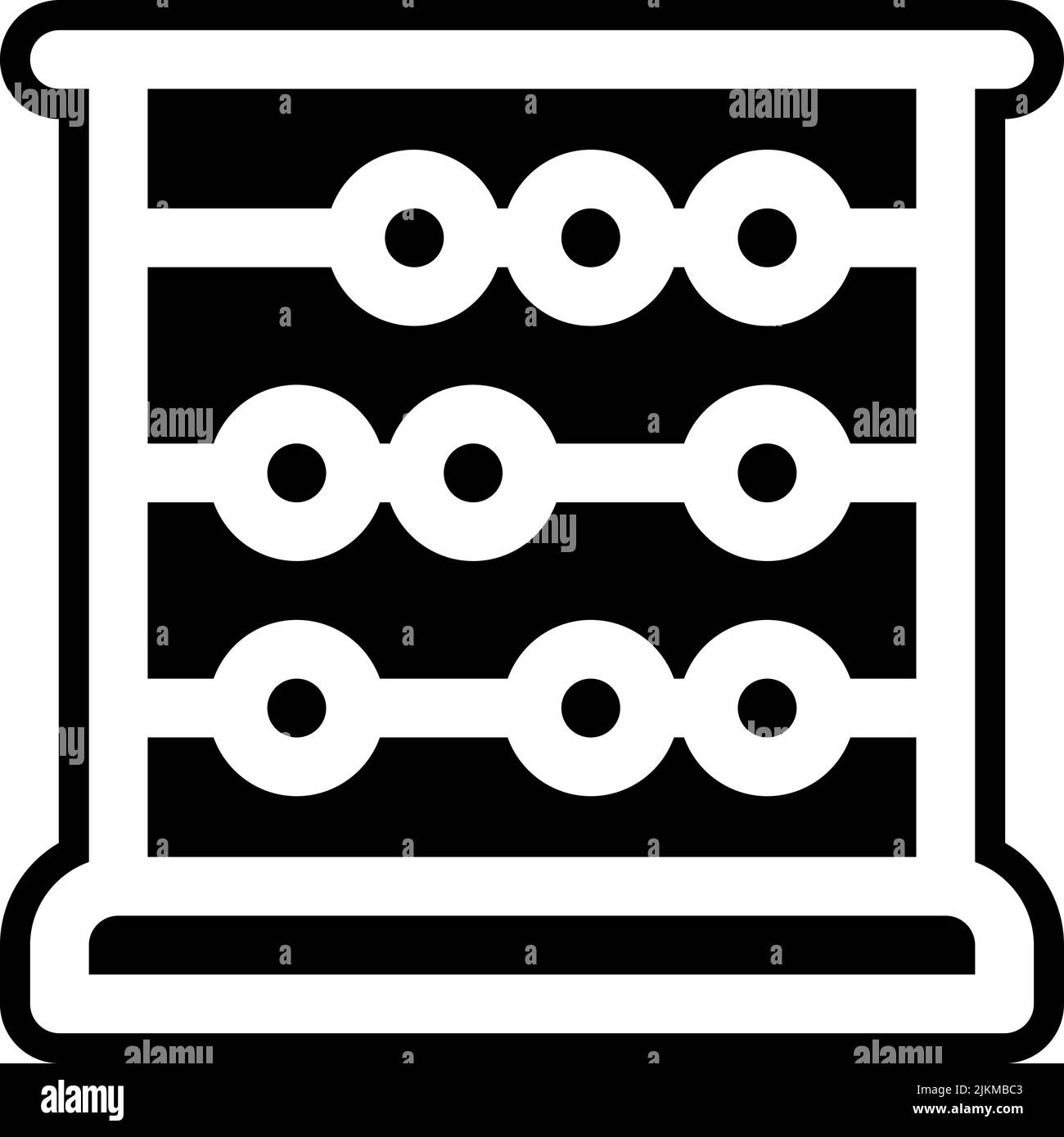 Black background abacus Black and White Stock Photos & Images - Alamy