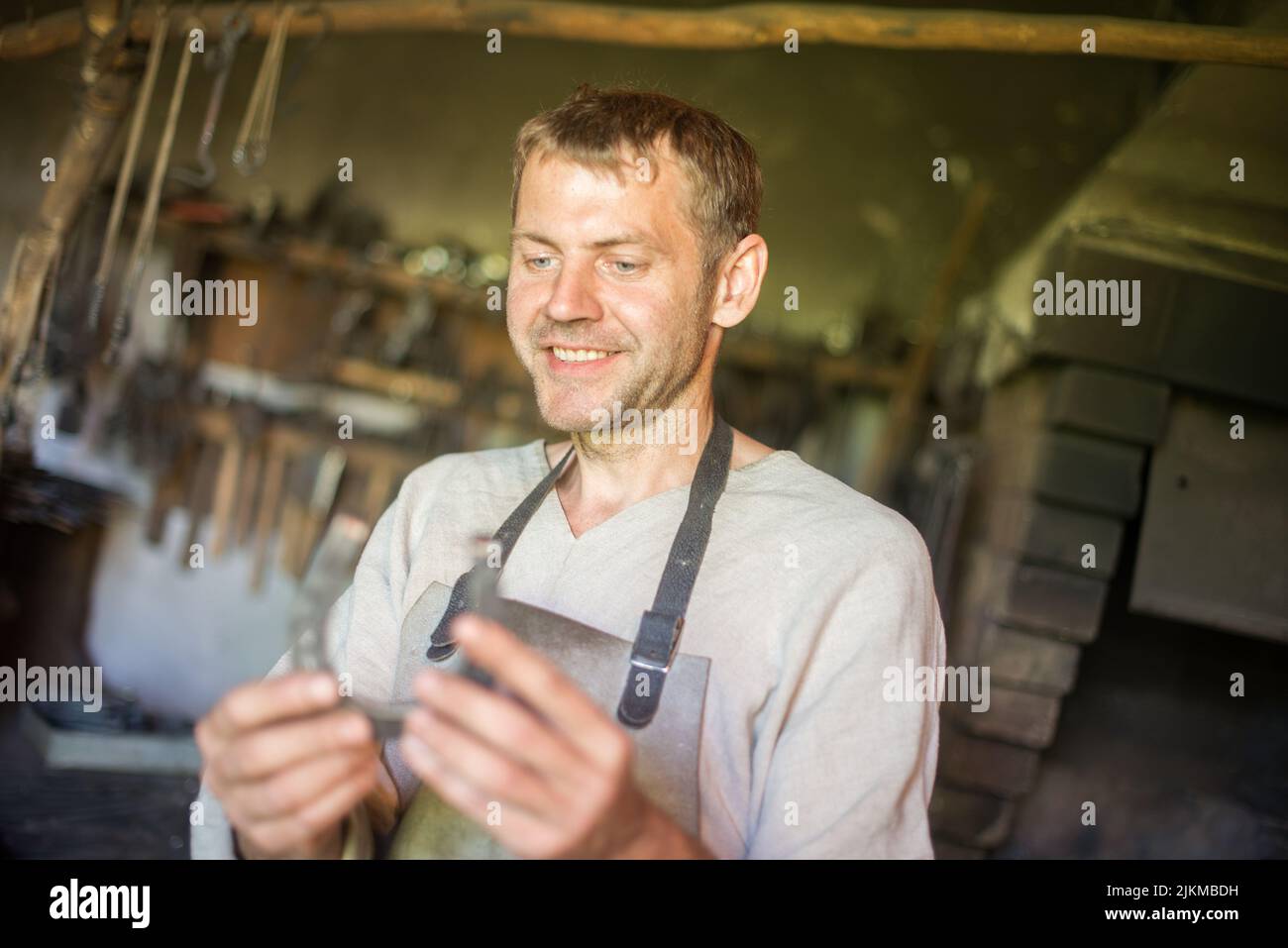 Blacksmith working tool hi-res stock photography and images - Alamy