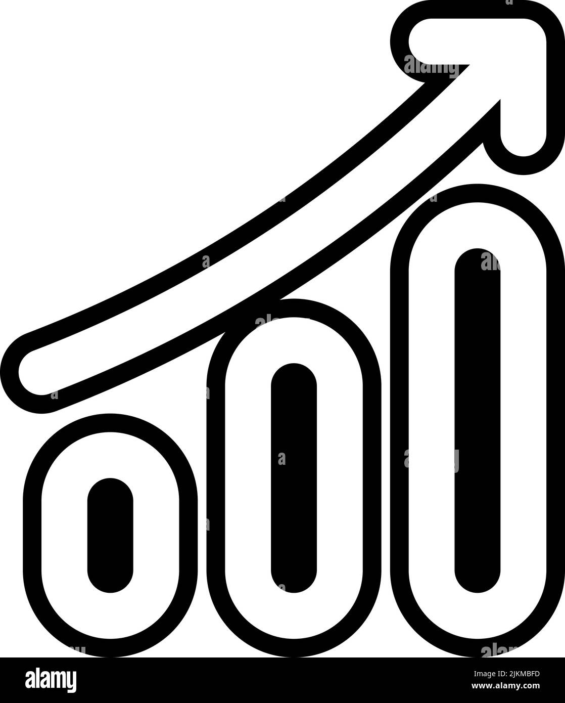 profit icon black vector illustration Stock Vector Image & Art - Alamy