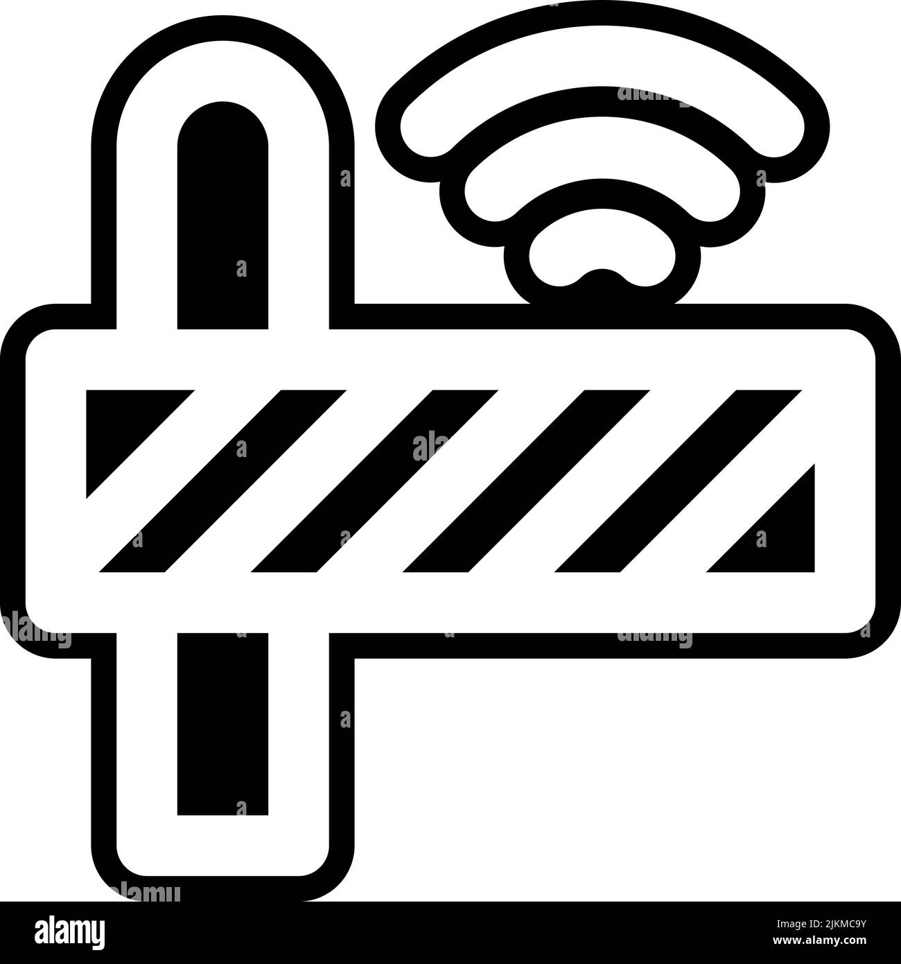 gate icon black vector illustration Stock Vector Image & Art - Alamy