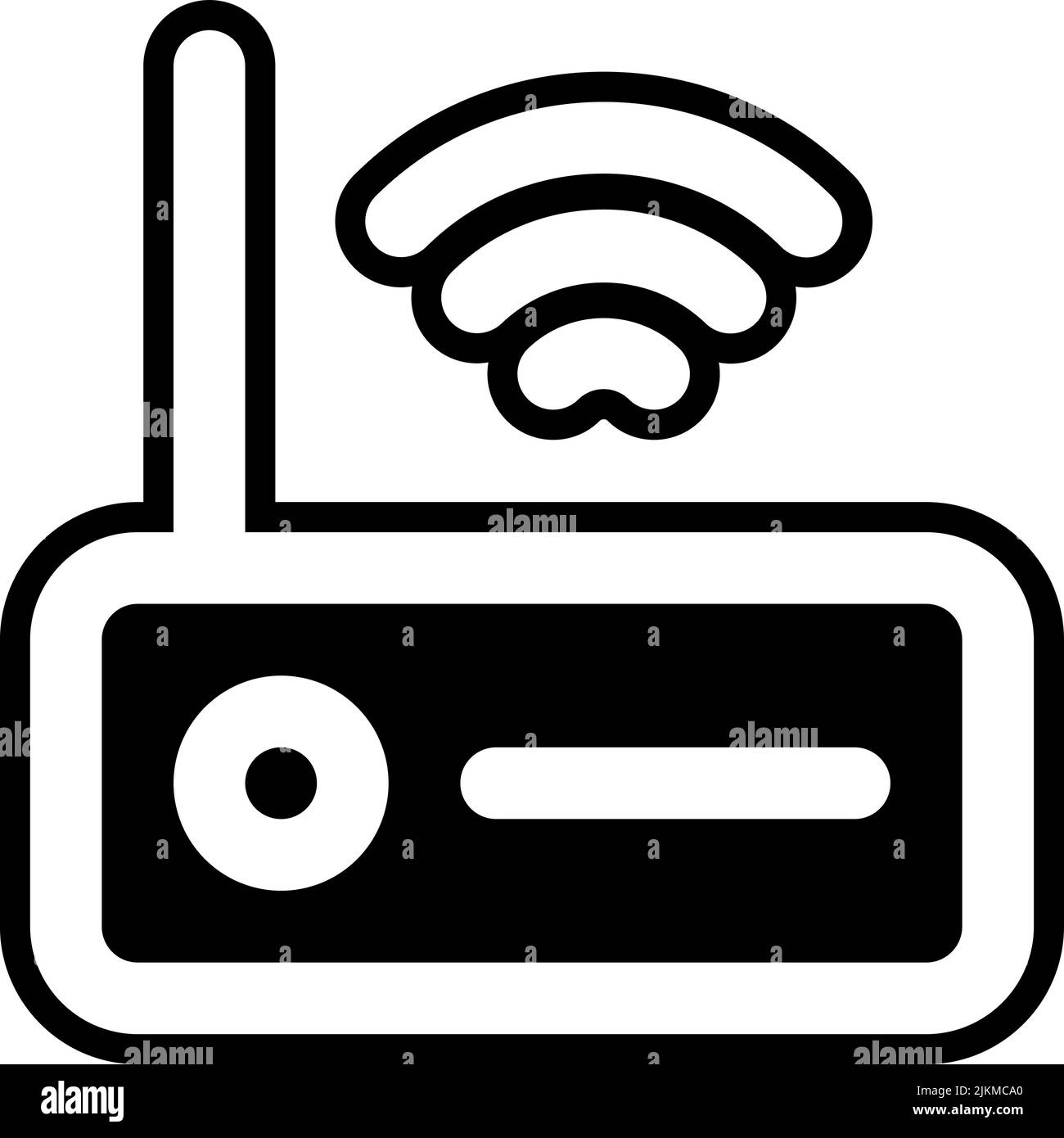 router icon black vector illustration Stock Vector Image & Art - Alamy
