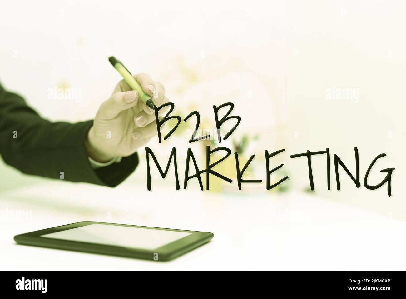 Conceptual caption B2B Marketing. Business overview Partnership ... Conceptual caption B2B Marketing. Business overview Partnership ...