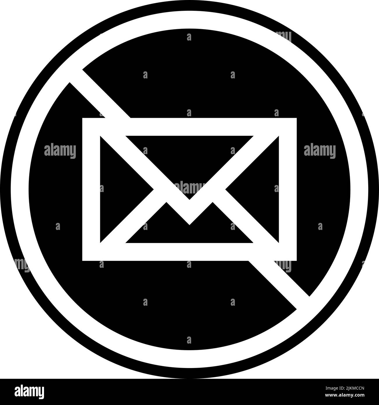 forbidden icon black vector illustration Stock Vector Image & Art - Alamy