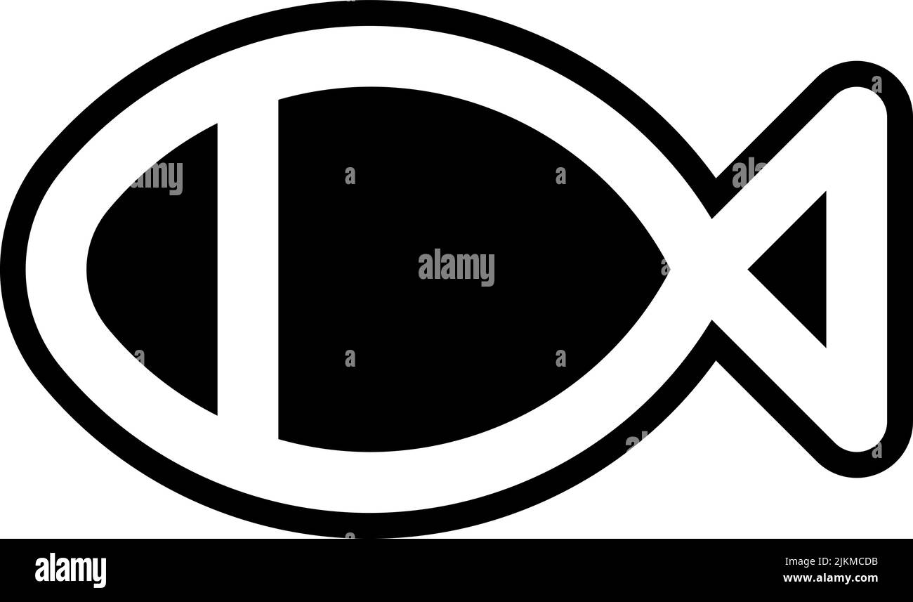 fish icon black vector illustration Stock Vector Image & Art - Alamy