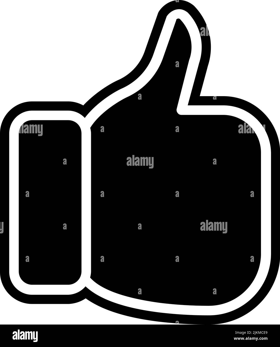 like icon black vector illustration Stock Vector Image & Art - Alamy