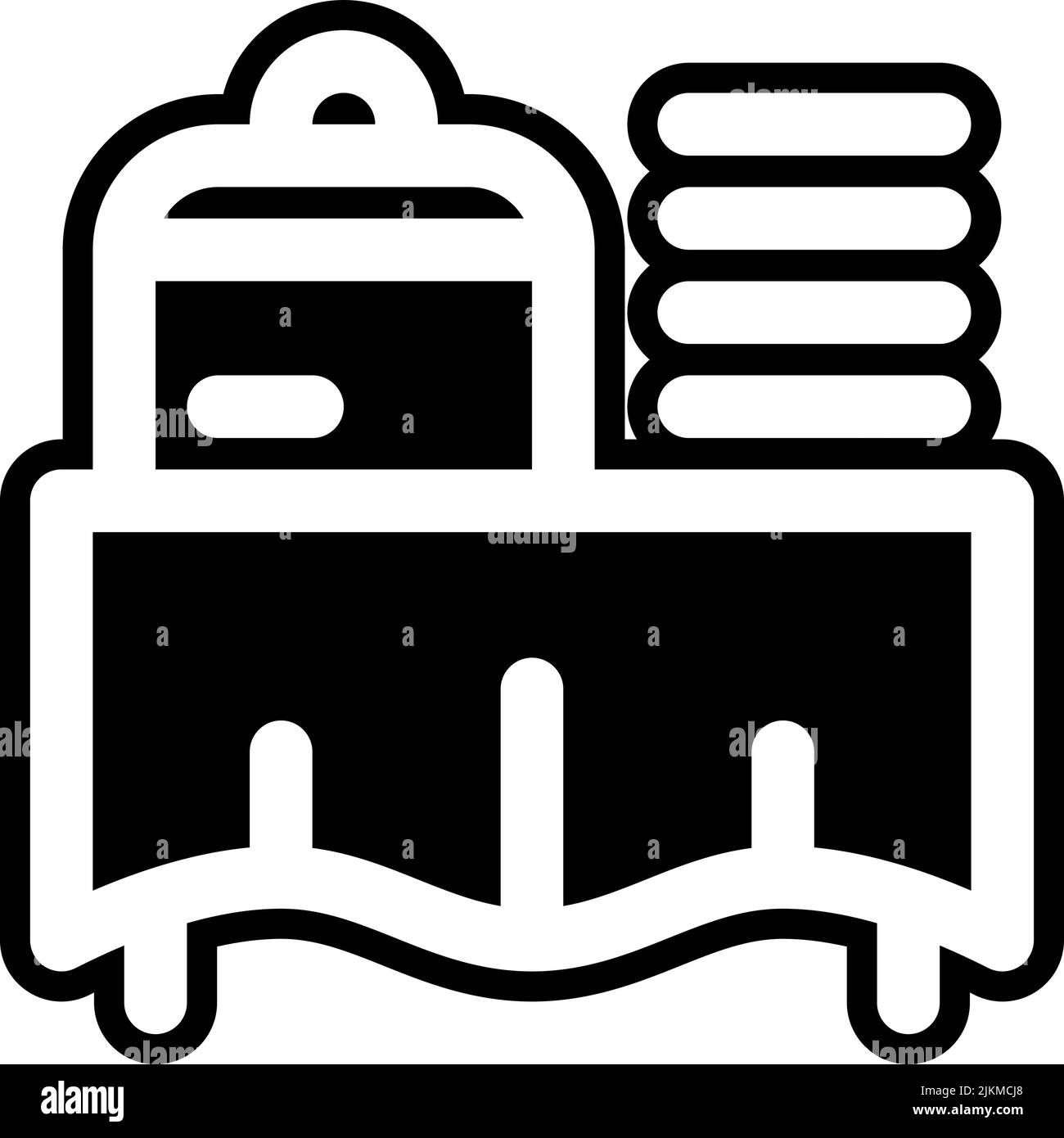 catering icon black vector illustration Stock Vector Image & Art - Alamy