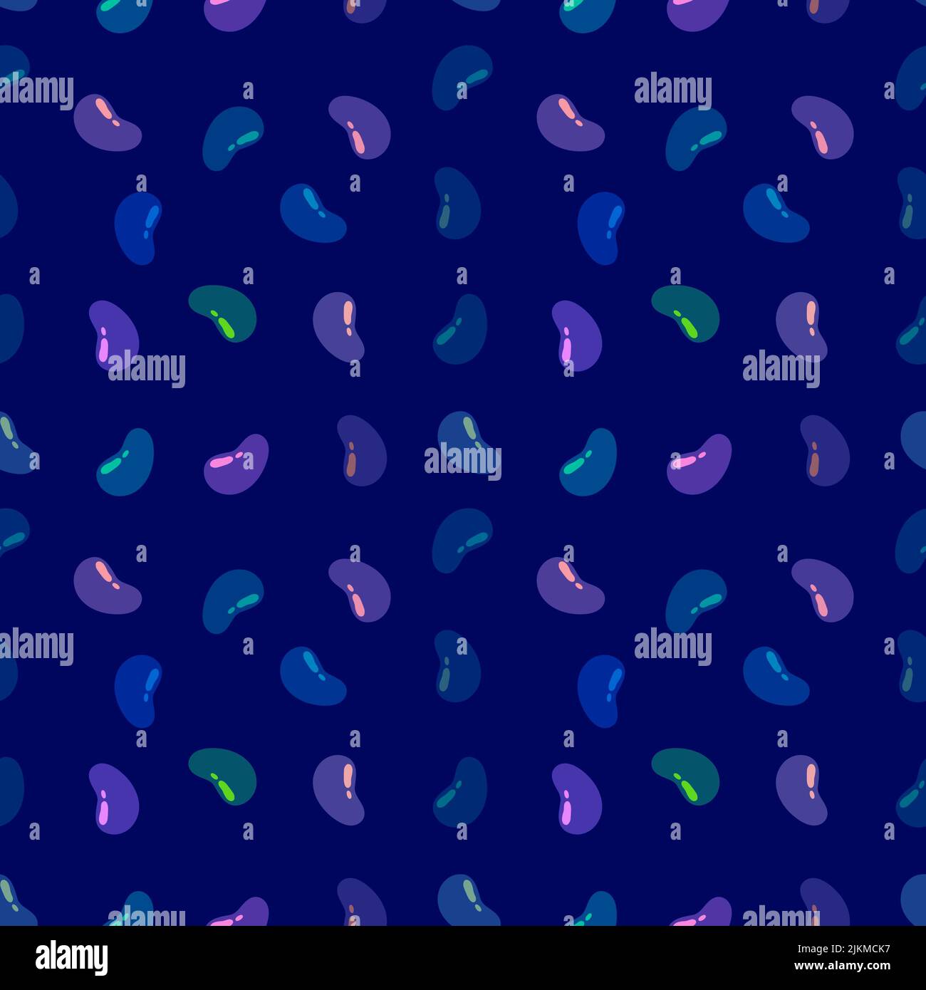 Summer cartoon seamless color beans pattern for notebooks and wrapping ...