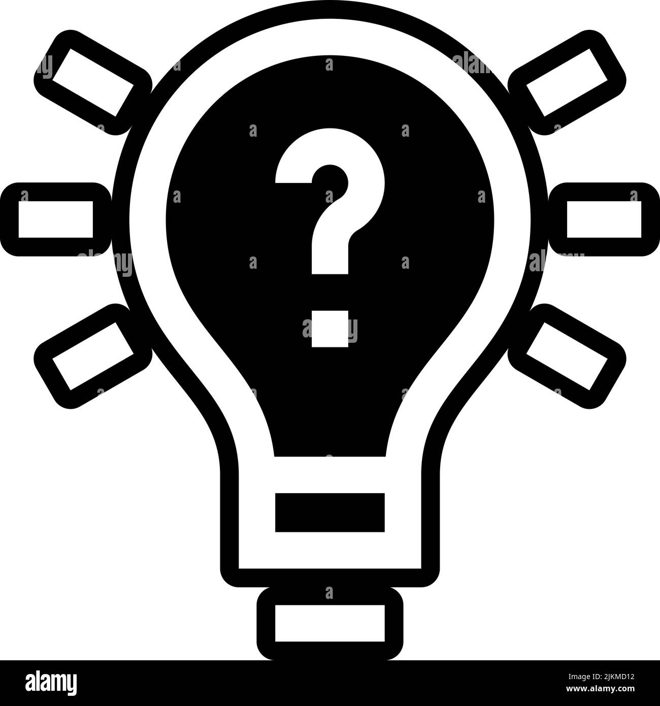 question icon black vector illustration Stock Vector Image & Art - Alamy