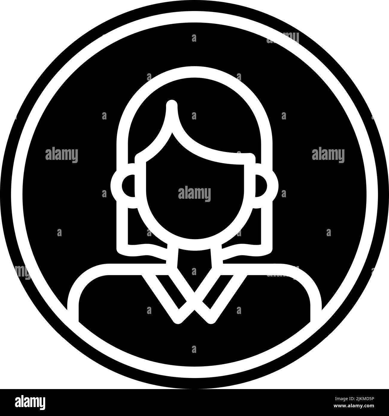 profile icon black vector illustration Stock Vector Image & Art - Alamy