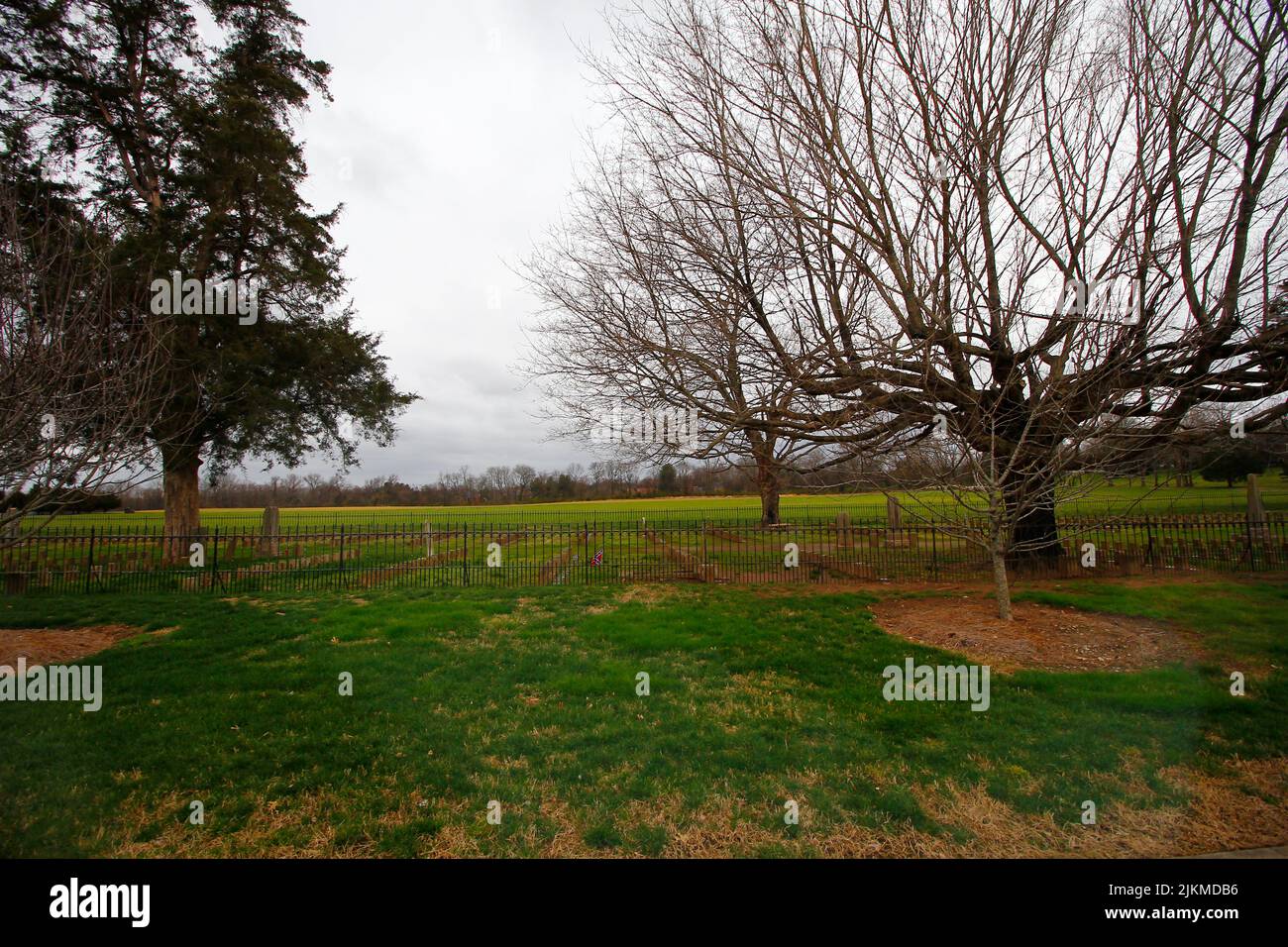 Confederate Cemetery, Eastern Flank Battlefield Park, Franklin ...