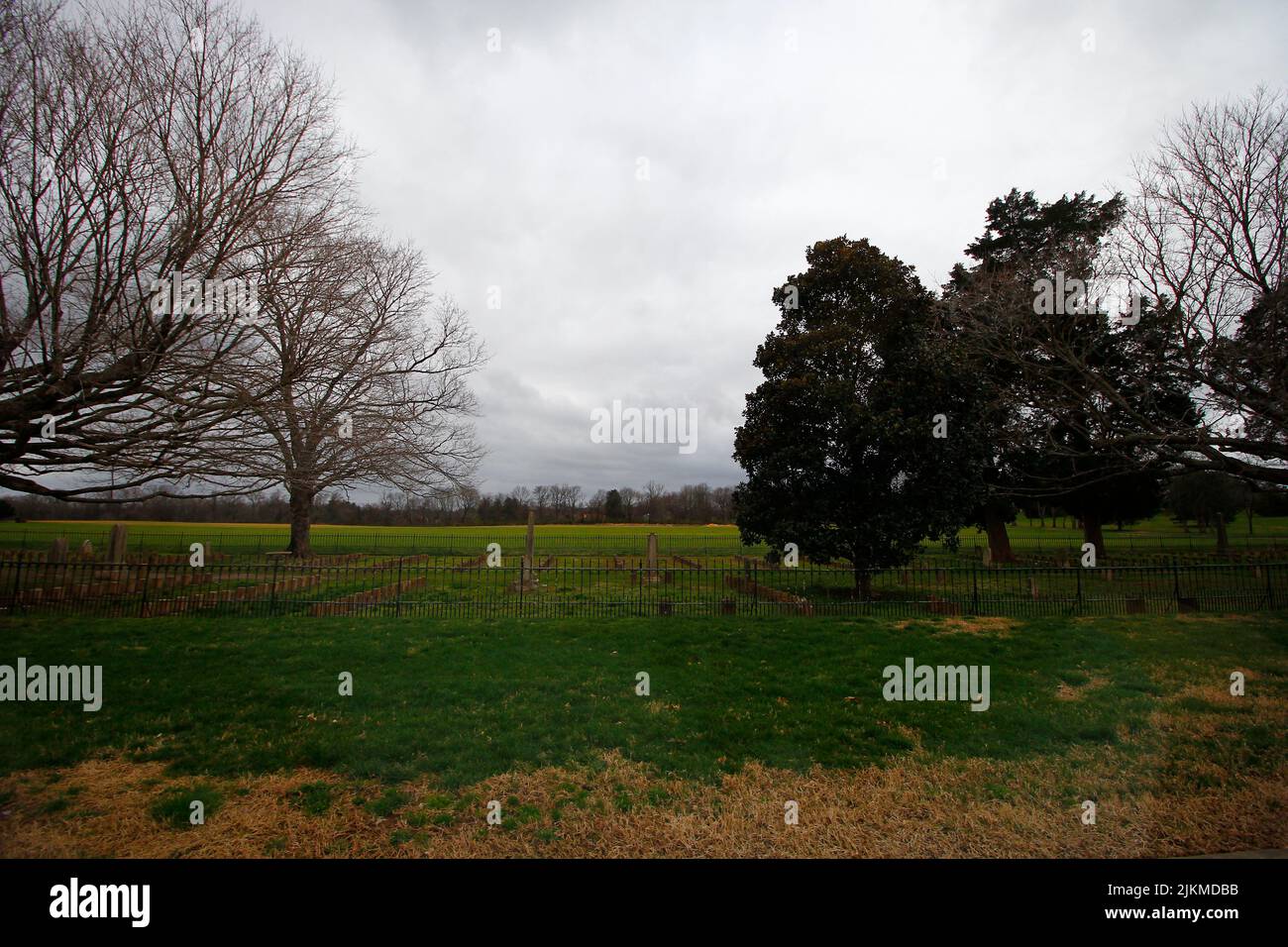 Confederate Cemetery, Eastern Flank Battlefield Park, Franklin ...