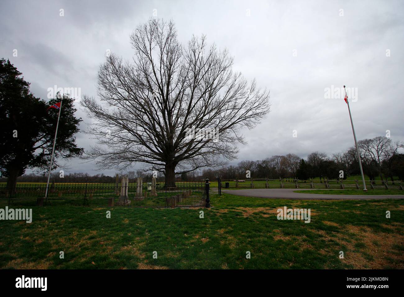 Confederate Cemetery, Eastern Flank Battlefield Park, Franklin ...