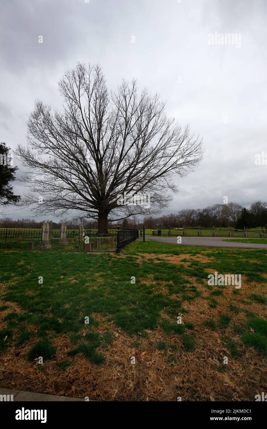 Confederate Cemetery, Eastern Flank Battlefield Park, Franklin ...
