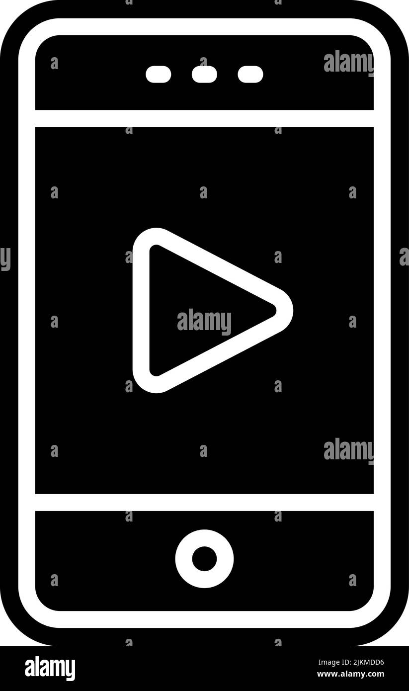 player icon black vector illustration Stock Vector Image & Art - Alamy