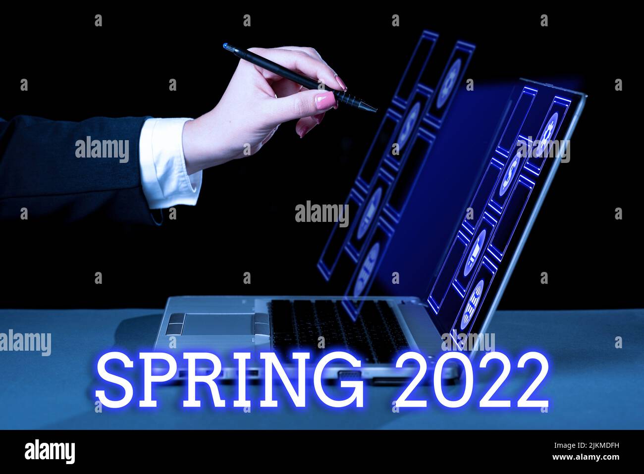 Inspiration showing sign Spring 2022. Internet Concept time of year ...