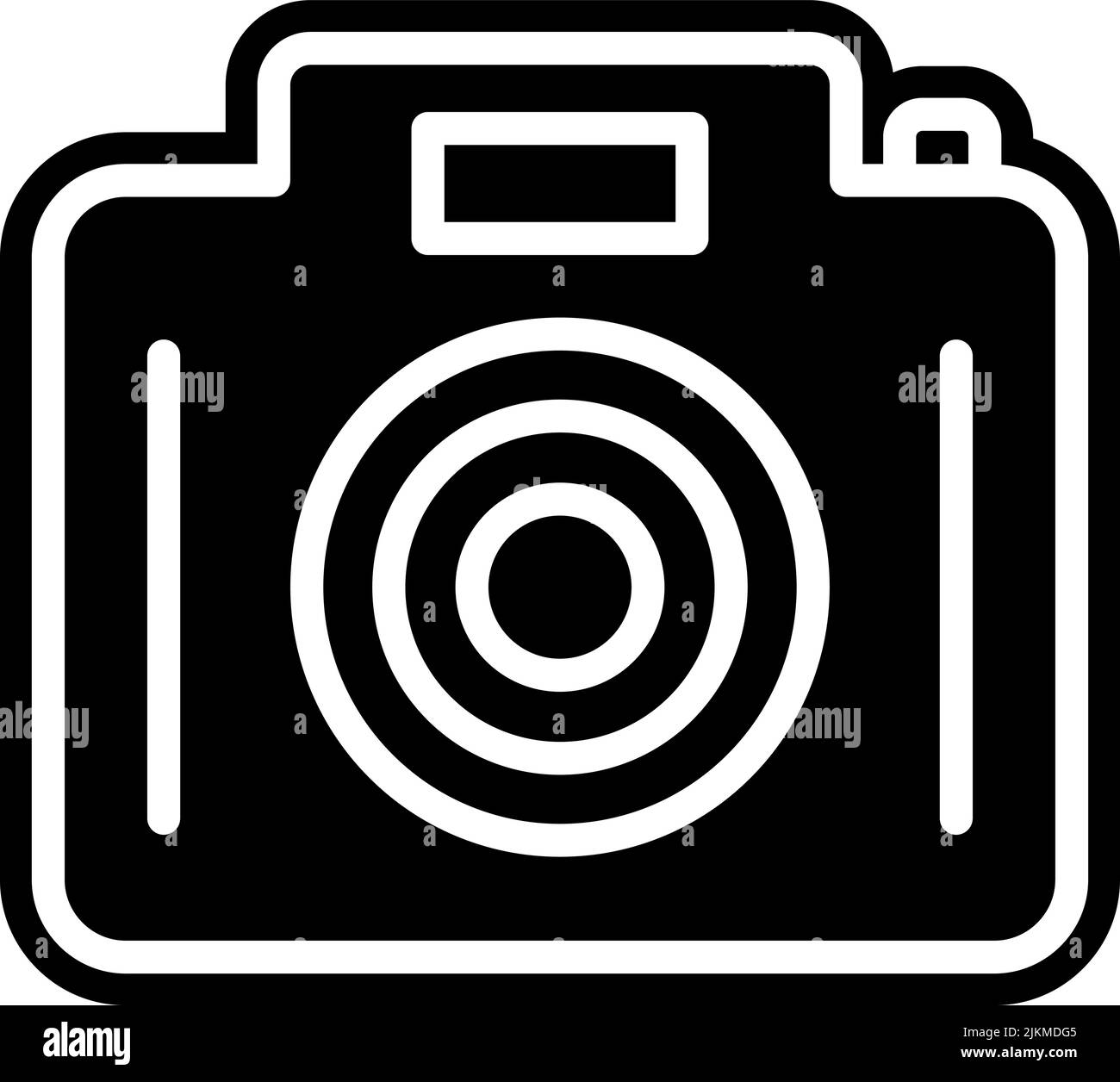 camera icon black vector illustration Stock Vector Image & Art - Alamy