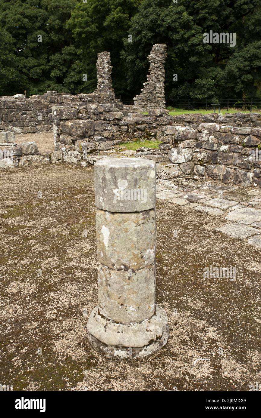 Shap Abbey ruins Lake District Cumbria Stock Photo - Alamy
