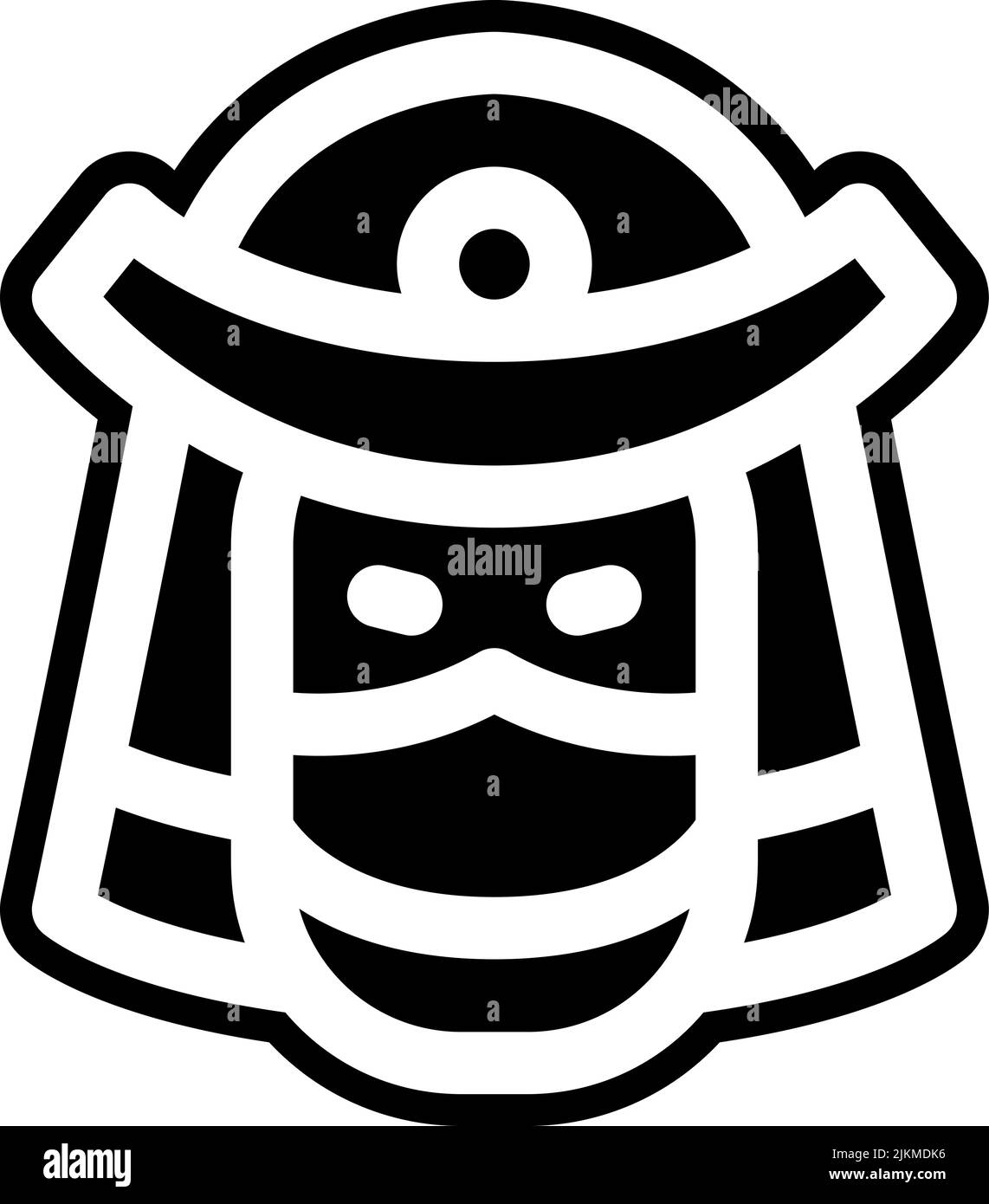 Samurai Mask Stencil