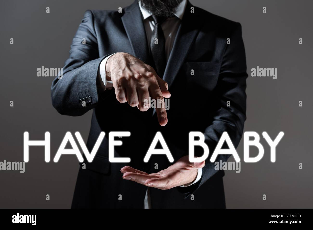 Text sign showing Have A Baby. Concept meaning Advice to get pregnant ...